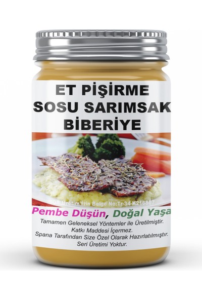 Spana Et Pişirme Sosu Sarımsak Biberiye Ev Yapımı Katkısız 330 gr