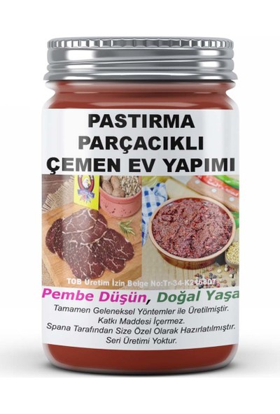 Spana Pastırma Parçacıklı Çemen Ev Yapımı Katkısız 330 gr