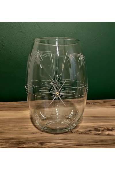 Decocia V15805 Orta Boy Mira Desenli Işlemeli Cam Vazo Decocia V15805 Orta Boy Mira Desenli Işlemeli Cam Vazo