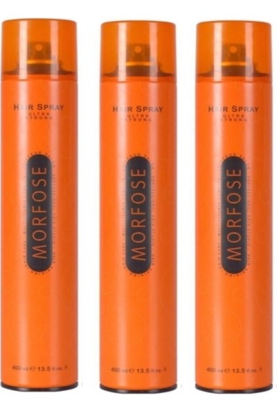 Morfose Ultra Sert Saç Spreyı 400 ml x 3 Adet