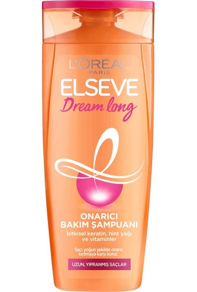 Loreal Paris Elseve Dream Long Onarıcı Bakım Şampuanı 375 ml Loreal Paris Elseve Dream Long Onarıcı Bakım Şampuanı 375 ml