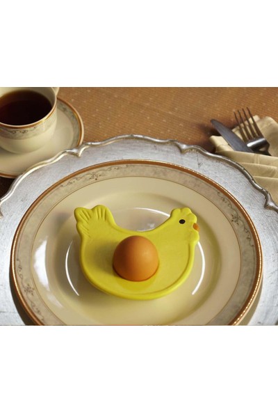Handizayn Tekli Sarı Seramik Yumurtalık Handizayn Tekli Sarı Seramik Yumurtalık