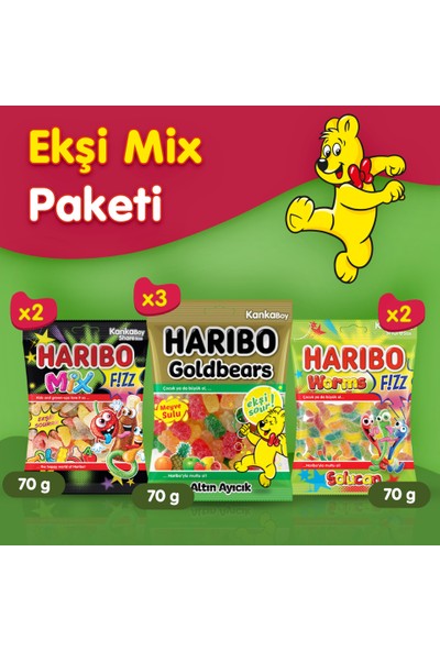 Haribo Ekşi Mix Paketi