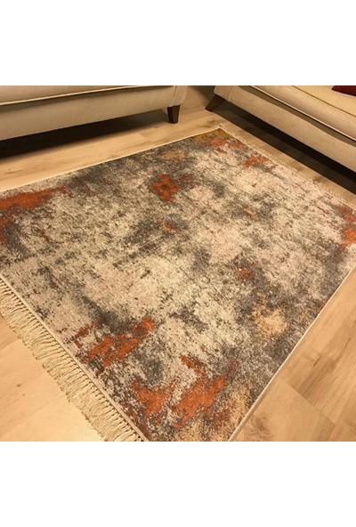 Baykilim Dijital Baskı, Dekoratif, Kaymaz Taban, Antibakteriyel, Yıkanabilir Halı