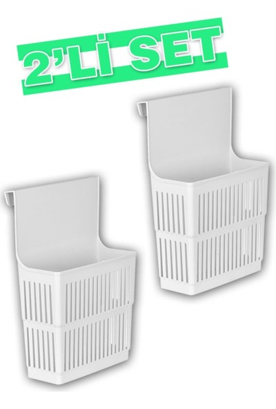 İkon Avm Askılı Dolap Içi Düzenleyici Sepet Raf 2'Li Set İkon Avm Askılı Dolap Içi Düzenleyici Sepet Raf 2'Li Set