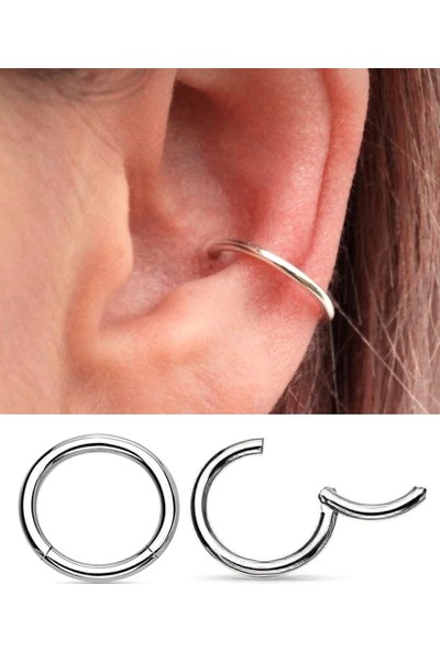 Yeşim Aksesuar Cerrahi Çelik Piercing , Halka Tragus Helix PIERCING(10MM) Yeşim Aksesuar Cerrahi Çelik Piercing , Halka Tragus Helix PIERCING(10MM)