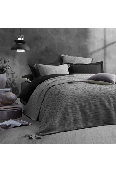 Yataş Bedding Laren Gri Tek Kişilik Yatak Örtüsü Seti Yataş Bedding Laren Gri Tek Kişilik Yatak Örtüsü Seti