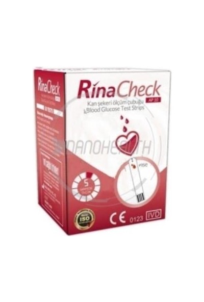 Rina Check 50 Şeker Strip Rina Check 50 Şeker Strip