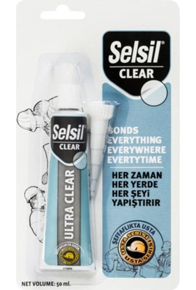 Selsil Hibrit Ultra Clear Yapıştırıcı 50 ml Selsil Hibrit Ultra Clear Yapıştırıcı 50 ml