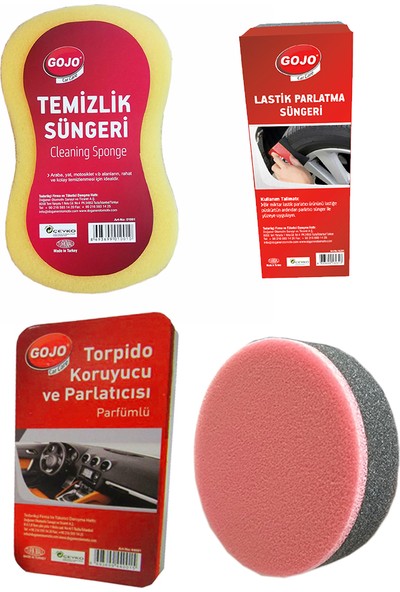 Gojo 4'lü Sünger Temizlik Seti Gojo 4'lü Sünger Temizlik Seti