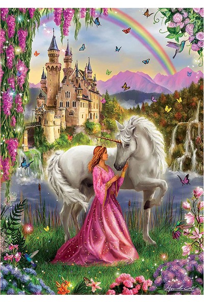 Educa Puzzle 500 Parça Faıry & Unıcorn 17985 Educa Puzzle 500 Parça Faıry & Unıcorn 17985