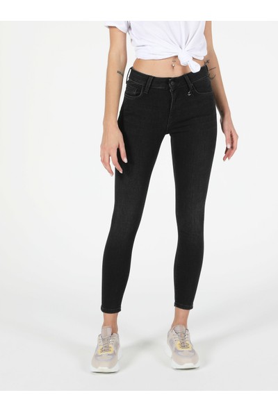 Colin's Colins 759 LARA Orta Bel Dar Paça Super Slim Fit Jean Kadın Jean Pantolon