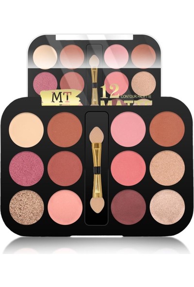 Makeuptime 12'li Matte Far Paleti 01