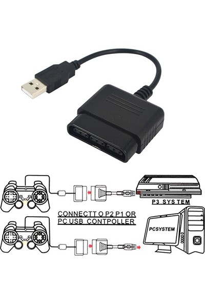 Feza Ps3 Pc USB Ps2 ve Ps3 Dönüştürücü