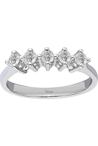 Sirius G Renk 0,38 Karat Pırlanta 5 Taş Yüzük 0417R0198