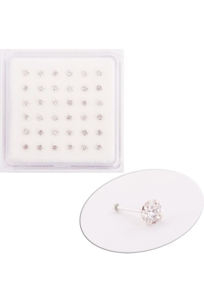 Nesli Shop Neslishop Gümüş Tek Taş Hızma