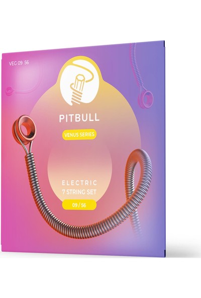 Pitbull Venus 7 Telli Elektro Gitar Teli Veg 09-56 7 Strings Pitbull Venus 7 Telli Elektro Gitar Teli Veg 09-56 7 Strings