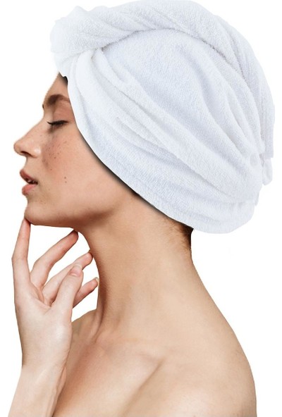 Modacosmo Havlu Saç Bonesi Düğmeli Pamuk