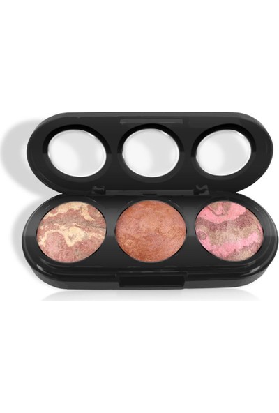 Makeuptime 3'Lü Terracotta Allık Turuncu Ton