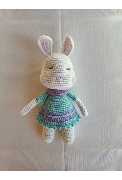 Handmade Tavşan Amigurumi Organik Oyuncak Amigurumi