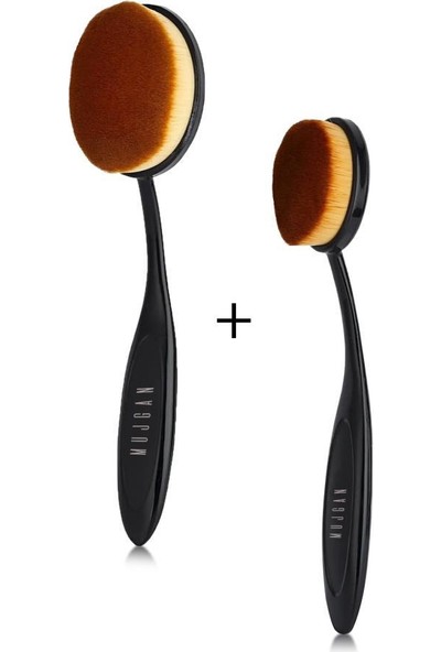 Mujgan 2'Li Fondöten Kaşık Fırça Seti Klasik + Büyük Boy