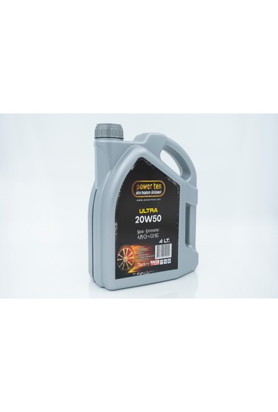 Powerten 20W50 4 Litre Motor Yağı Yeni Üretim