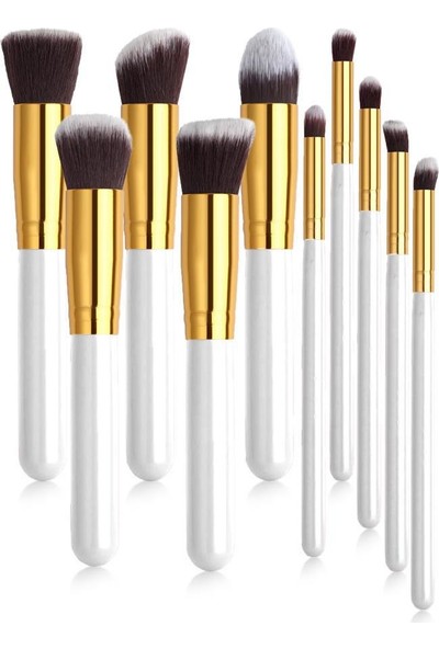 Mujgan 10'lu Makyaj Fırça Seti Beyaz