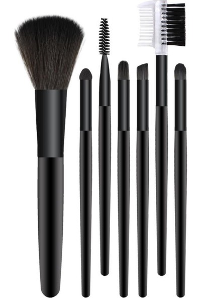 Mujgan 7'li Makyaj Fırça Seti Siyah Renk Mujgan 7'li Makyaj Fırça Seti Siyah Renk