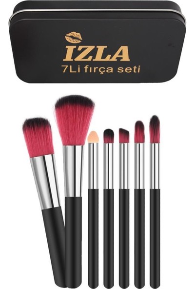 Izla 7'li Fırça Seti Metal Kutulu Siyah Izla 7'li Fırça Seti Metal Kutulu Siyah