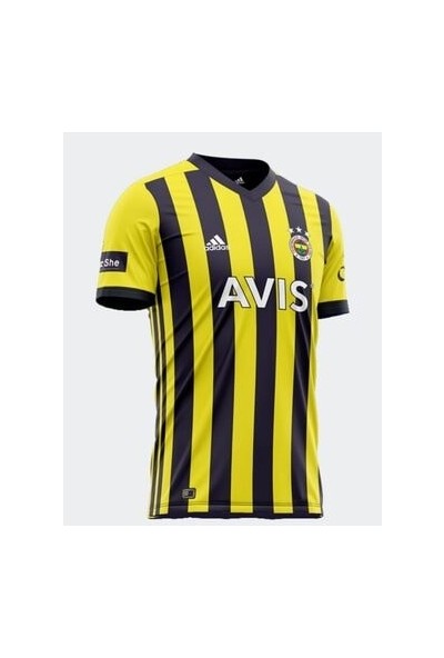 Fenerbahçe Unisex Çubuklu Fenerbahçe 2020/21 Maç Forması