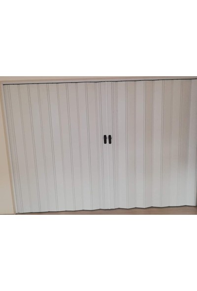 Sarpaş Katlanır Akordiyon Pvc Kapı Camsız Çift Açılım Beyaz 192 x 235 cm Sarpaş Katlanır Akordiyon Pvc Kapı Camsız Çift Açılım Beyaz 192 x 235 cm