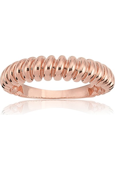 Anka Bombeli Gümüş Yüzük