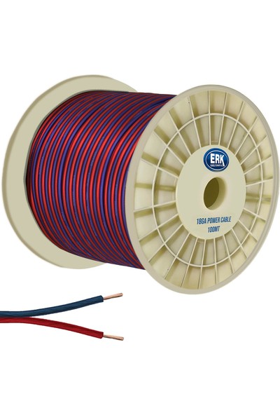 Cable Cable Hoparlör Kablosu Silikon 18GA 100 Metre Erk Yerli Cable Cable Hoparlör Kablosu Silikon 18GA 100 Metre Erk Yerli
