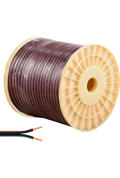 Cable Cable Hoparlör Kablosu 2x1.5 Siyah 150 Metre Erk Yerli Cable Cable Hoparlör Kablosu 2x1.5 Siyah 150 Metre Erk Yerli