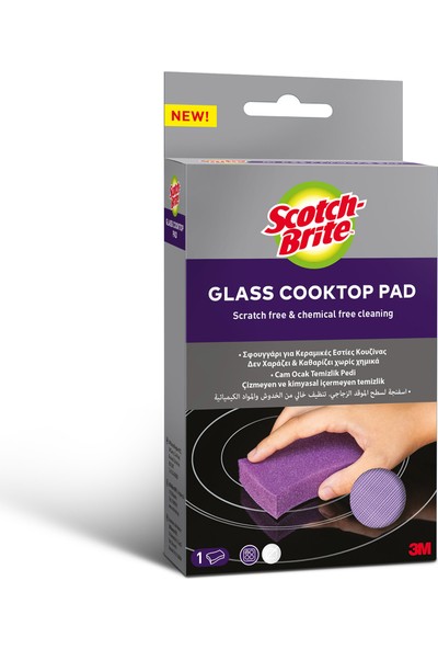 Scotch Brite Cam Ocak Temizlik Süngeri Scotch Brite Cam Ocak Temizlik Süngeri