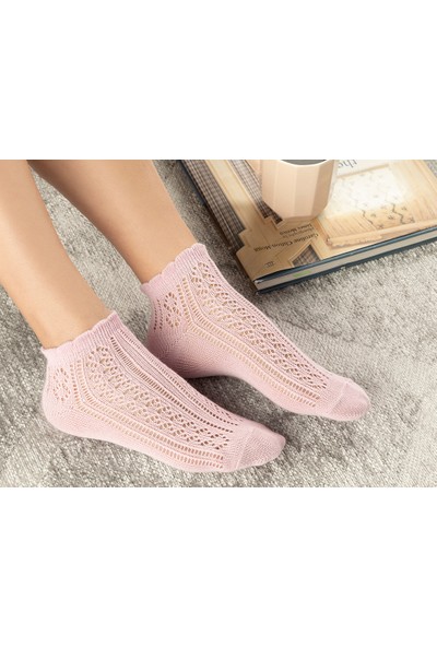 English Home Amber Pamuk Çorap Pembe