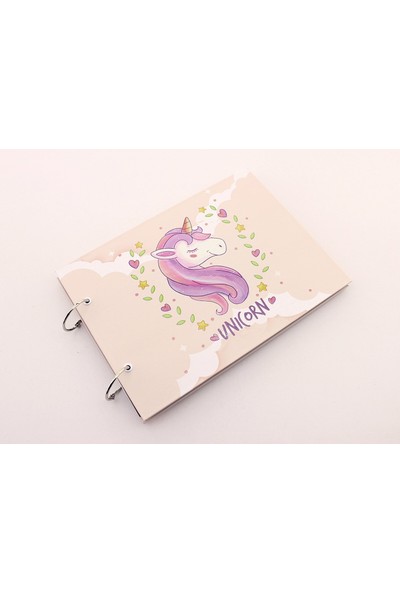 Hediye Filesi Unicorn Tasarımlı Kendin Yap Fotoğraf Albümü Klaket Hediye Filesi Unicorn Tasarımlı Kendin Yap Fotoğraf Albümü Klaket