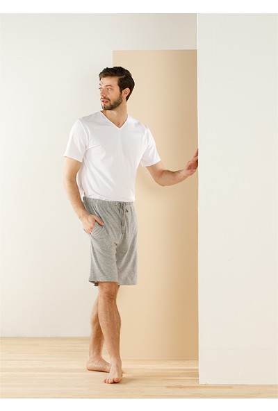 English Home Cotton Fit V Yaka Pamuk Erkek Fanila L Beyaz English Home Cotton Fit V Yaka Pamuk Erkek Fanila L Beyaz