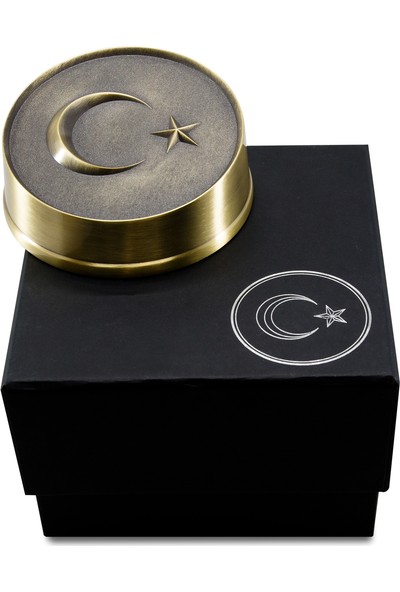 Kamet Ay Yıldız Metal Kağıt Ağırlığı