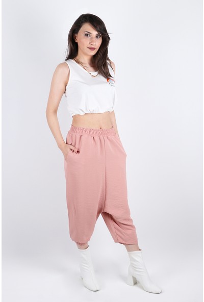 Rich Kadın Pembe Şalvar Pantolon