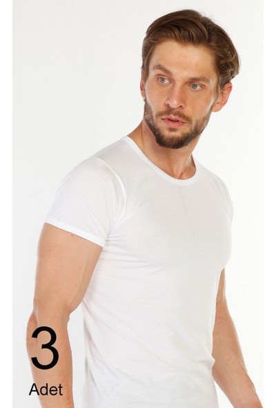 Tolin 3 Lü Paket %100 Pamuk Beyaz O Yaka Erkek Süprem Fanila 314B Tolin 3 Lü Paket %100 Pamuk Beyaz O Yaka Erkek Süprem Fanila 314B