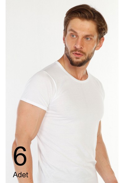 Tolin 6 Lı Paket %100 Pamuk Beyaz O Yaka Erkek Süprem Fanila 314B Tolin 6 Lı Paket %100 Pamuk Beyaz O Yaka Erkek Süprem Fanila 314B
