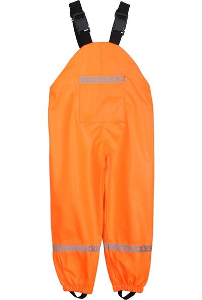 Gökçecik Tekstil Çocuk Yağmur Tulumu Pantolon Turuncu