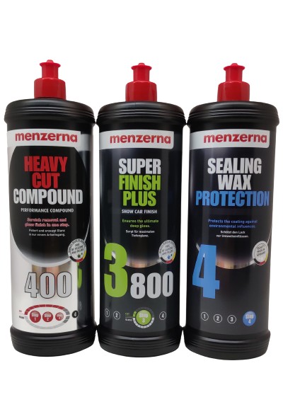 Menzerna 400- 3800 Sealingwax Pasta Hare ve Boya Koruma Seti 1 Lt Menzerna 400- 3800 Sealingwax Pasta Hare ve Boya Koruma Seti 1 Lt
