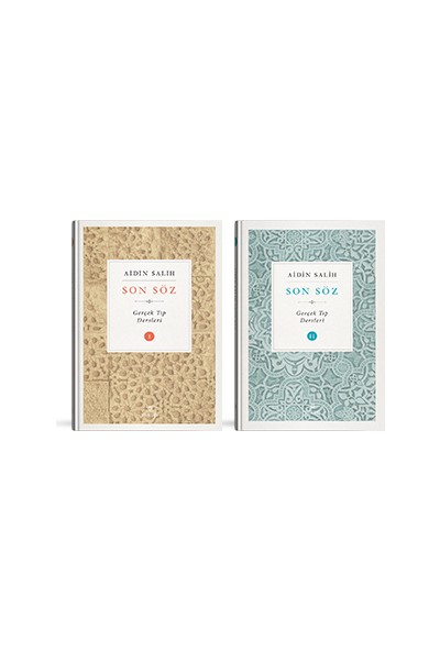 Aidin Salih Son Söz Gerçek Tıp Dersleri I-Iı (2'li Set) Aidin Salih Son Söz Gerçek Tıp Dersleri I-Iı (2'li Set)