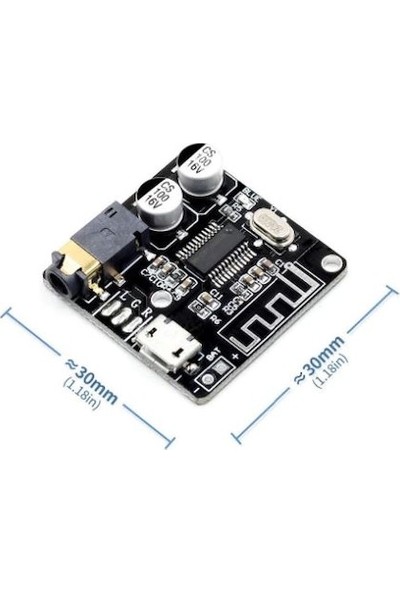 Sanec Bluetooth 5.0 Ses Müzik Alıcı Modülü Devre Kartı 5V Alıcı Sanec Bluetooth 5.0 Ses Müzik Alıcı Modülü Devre Kartı 5V Alıcı