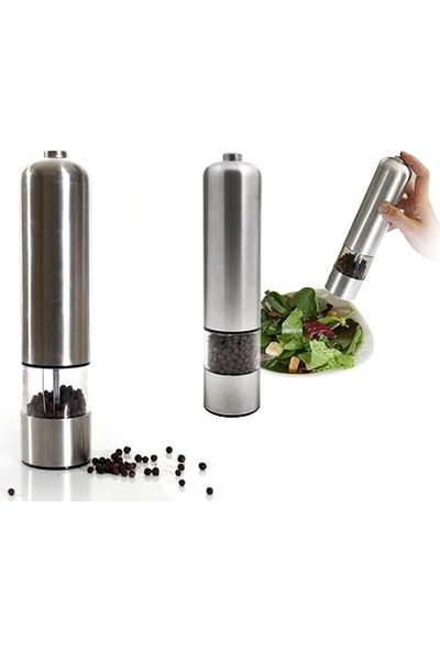 Pepper Muller Pilli Tuz Karabiber Değirmeni