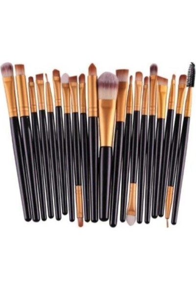 Izla Siyah 20'li Profesyonel Yumuşak Makyaj Fırça Seti