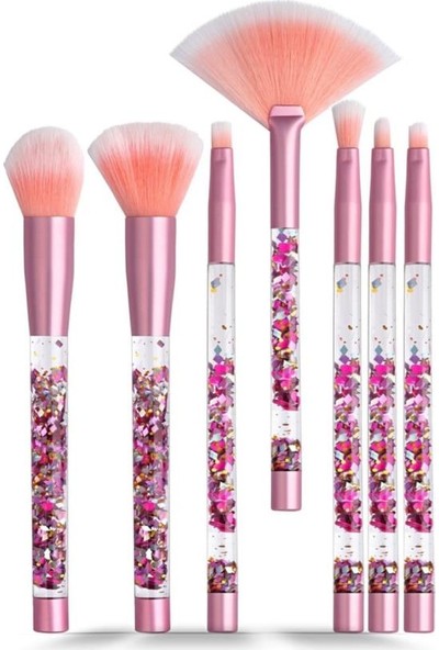 Izla 7'li Sıvı Pırıltılı Makyaj Fırça Seti - Liquid Glitter Makeup Brush Set 7 Izla 7'li Sıvı Pırıltılı Makyaj Fırça Seti - Liquid Glitter Makeup Brush Set 7