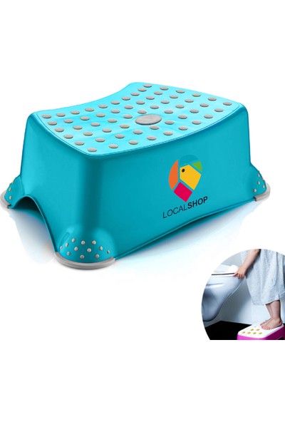 Local Shop Localshop Çocuk Basamak Çocuk Tabure Mint Mavi Local Shop Localshop Çocuk Basamak Çocuk Tabure Mint Mavi